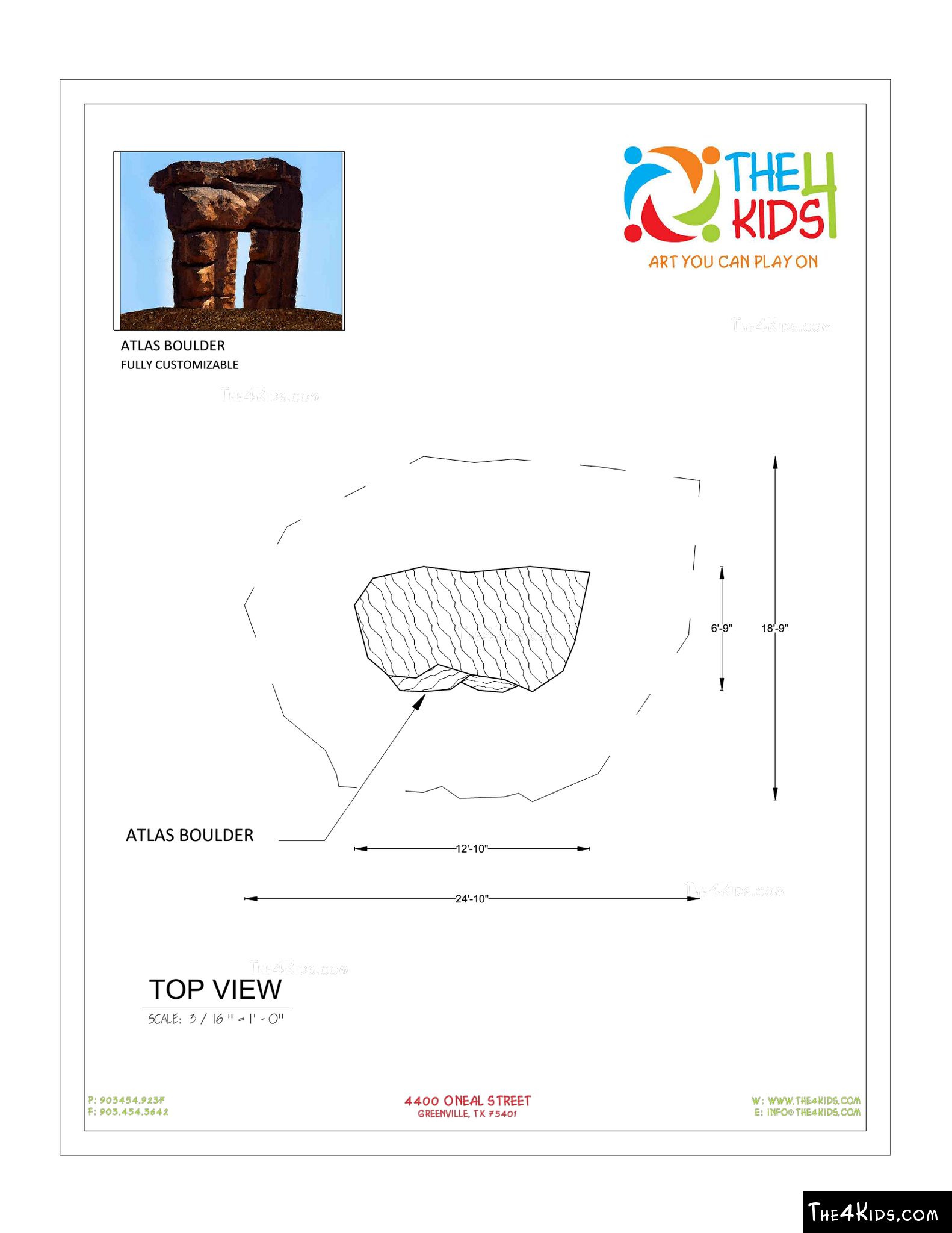 Atlas Boulder - The 4 Kids