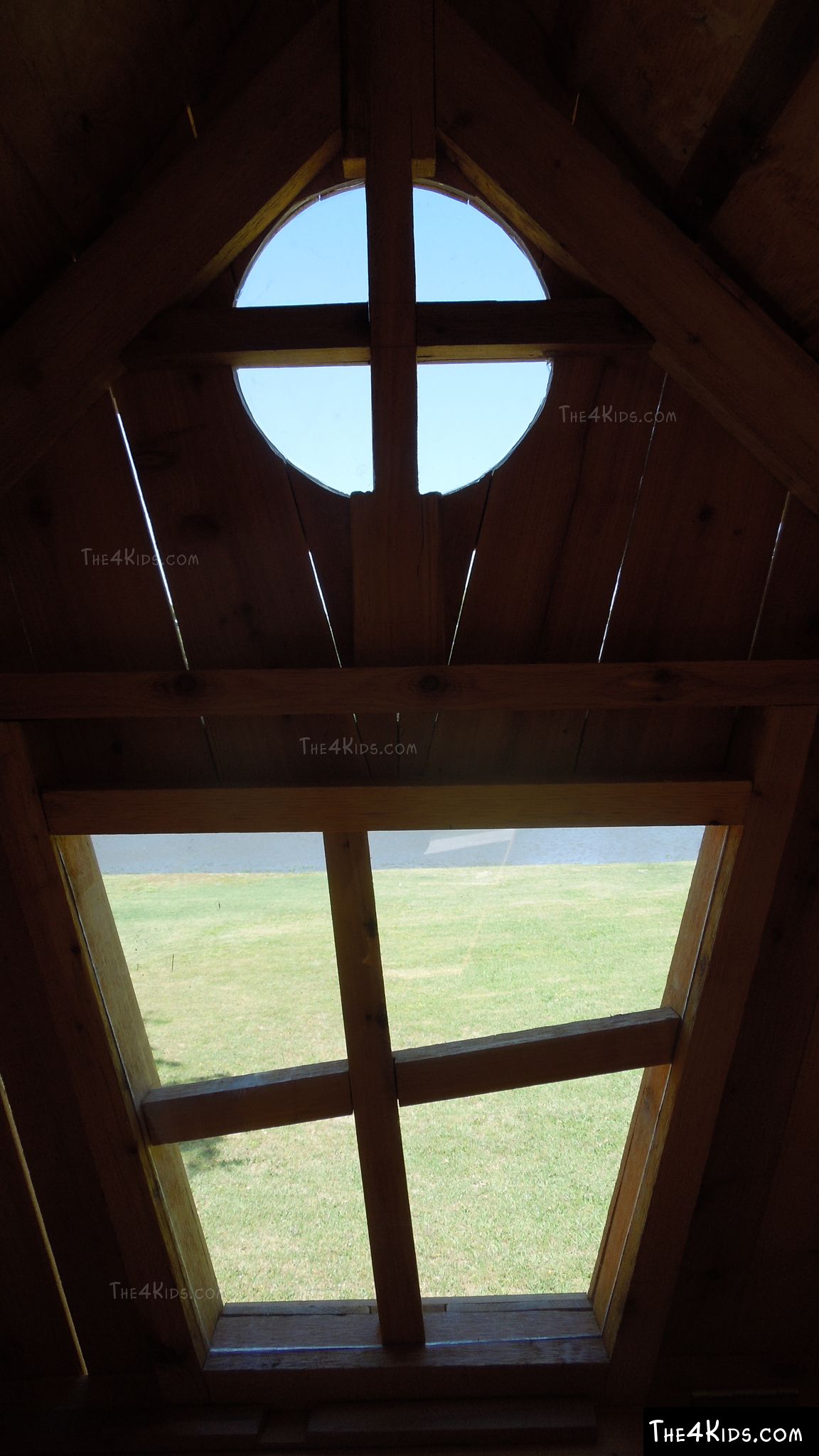 Tree and Playhouse Windows - The 4 Kids