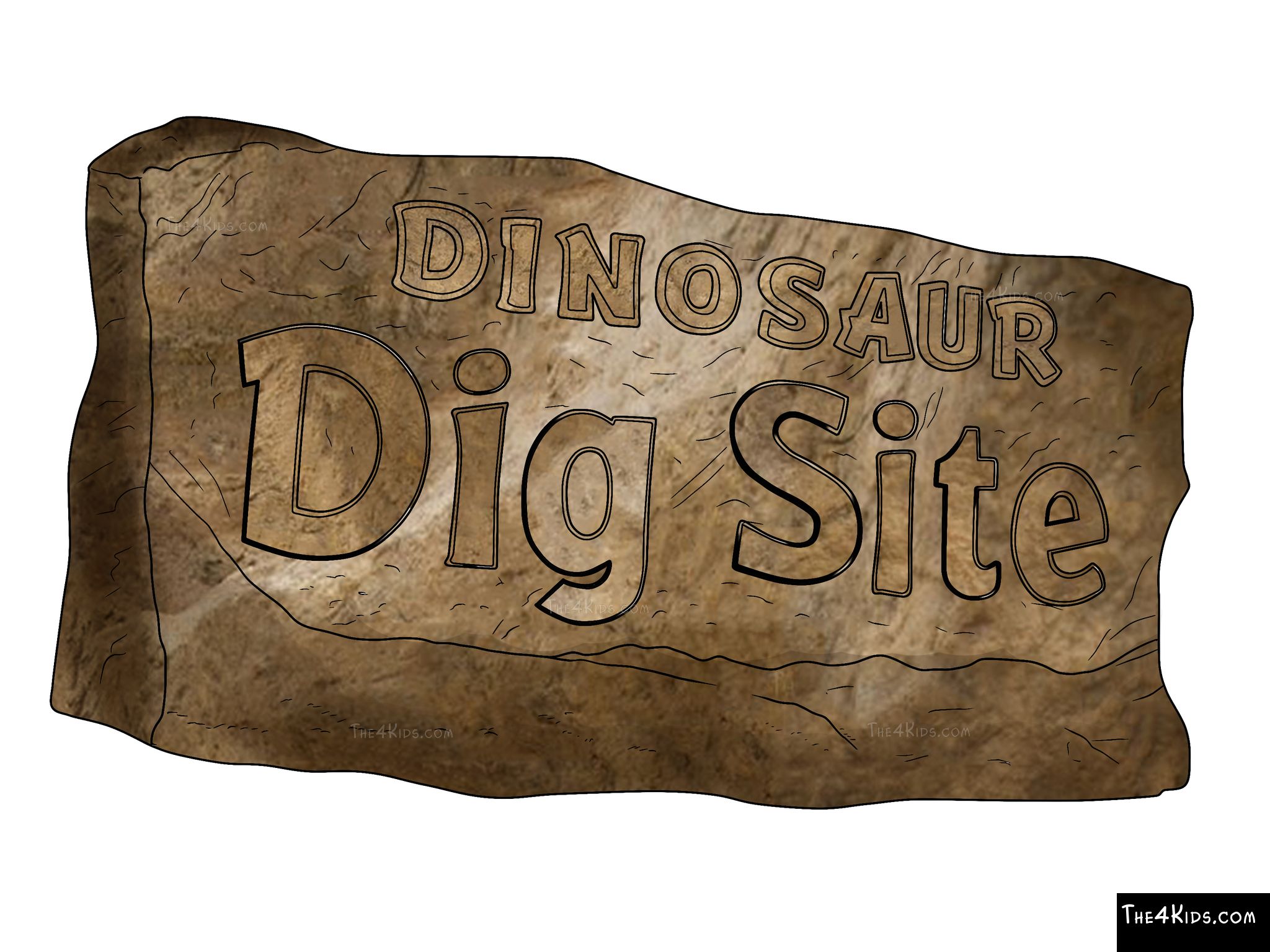 Excavation Sign - The 4 Kids