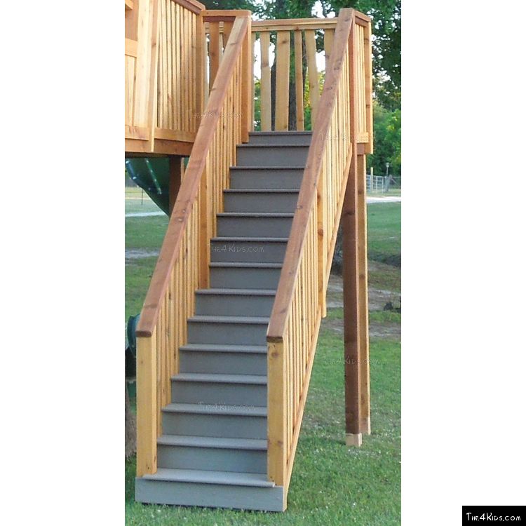 Tree House Stairs - The 4 Kids