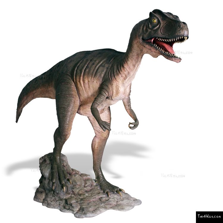 Hunting Allosaurus - The 4 Kids