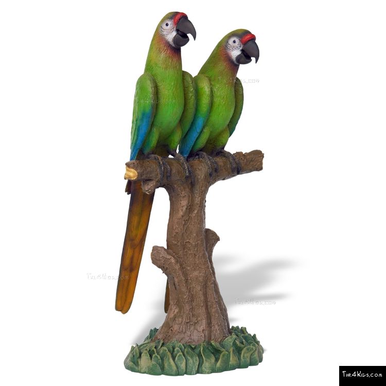 Buffon Macaw Pair Sculpture - The 4 Kids